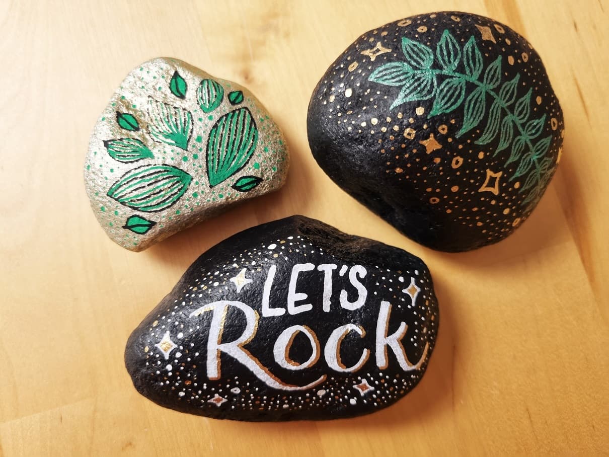 Happy stones maken - Crea Weekend